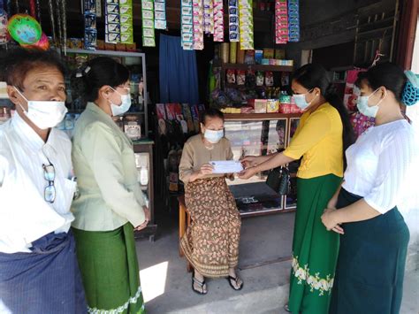 သရက်ချောင်းမြို့နယ်၌ အသက်၈၅နှစ်အထက် ဘိုးဘွားများအား လူမှုရေးပင်စင