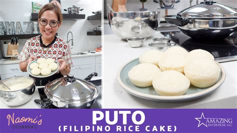 Puto Filipino Dessert Recipe Puto Steamed Rice Cake So Soft And