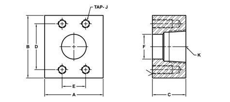Item 1356 20 24 Sae J518 C61 Iso 6162 1 Flat Face Bspt In Line Flange On Main Mfg Products