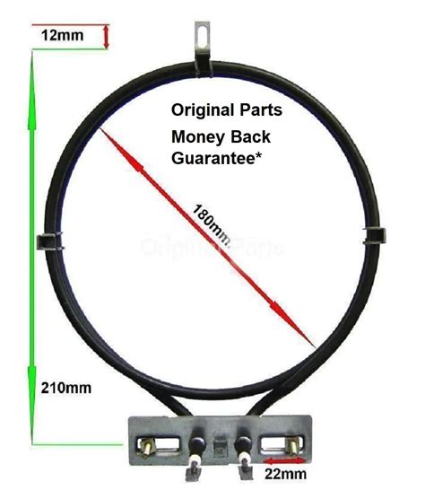 Universal Oven Fan Element Assembly Easy Install 2200w Original Parts