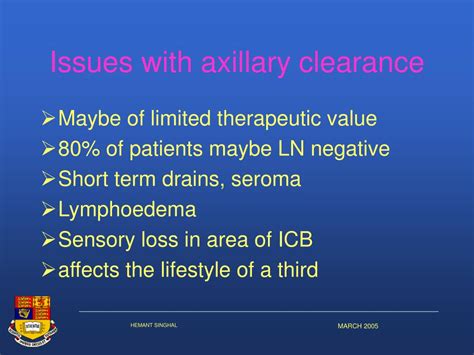 Ppt Sentinel Node Biopsy The Way Forward Powerpoint Presentation Free Download Id 390357