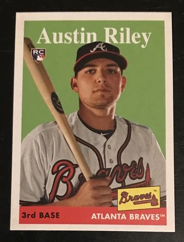 2019 Topps Archives Austin Riley 13 Rookie Card Atlanta Braves Ebay