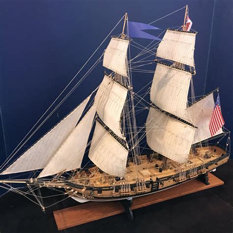 The Uss Eagle 1814 Brig Model Model Ships Boat Design Brig