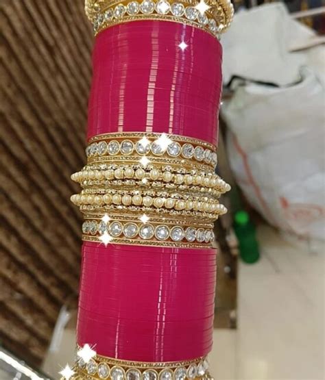 Red Peacock Set Bangles King