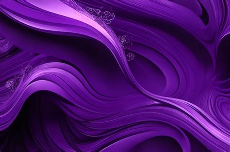 Premium Ai Image Purple Flow Wallpaper