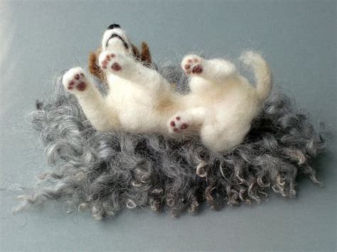 Milly Needle Felted Parson Jack Russell Terrier Jack Russell