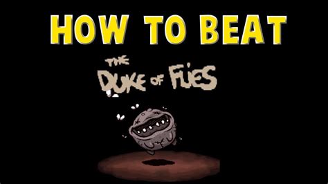 How To Beat The Duke Of Flies The Binding Of Isaac Rebirth Youtube