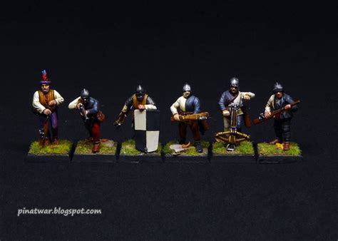 Pinatwar Mercenaries European Infantry 1450 1500 4 Piechurzy Z Drakenborgu 4