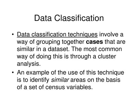 Ppt Data Reduction And Classification Mark Tranmer Ccsr Powerpoint