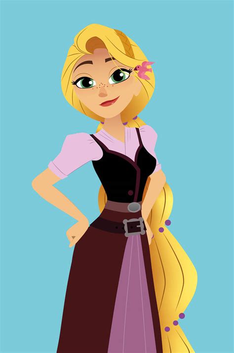 Rapunzel With Long Hair By Victormukhin050603 On Deviantart