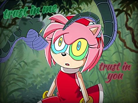 Amy Rose Hypnotized By Kaa By Hypnobot77 On Deviantart