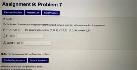 verify stokes theorem for the given vector field and