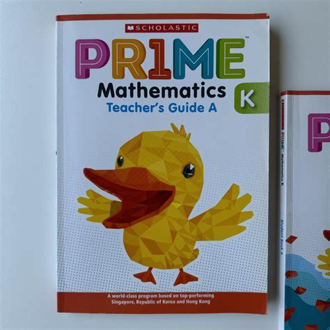 Prime Mathematics Student Book A And Teachers Guide A For Kindergarten