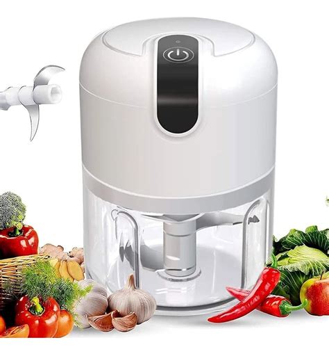 Mini Moedor Elétrico Alho Cebola Sem Fio Usb Processador Mercadolivre