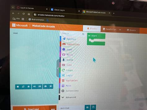 Makecode Arcade Game Simulator Gone And Asking For Reset Help