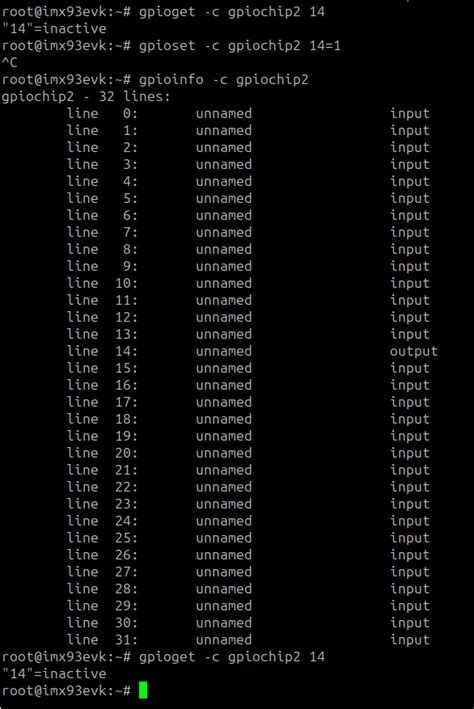 Imx93 Evk Gpio Set And Get Command Not Working Nxp Community