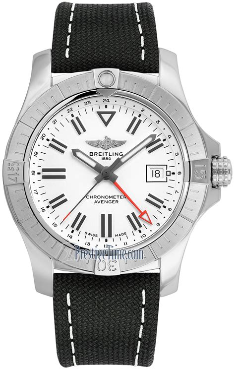 A32397101a1x2 Breitling Avenger Automatic Gmt 43 Mens Watch