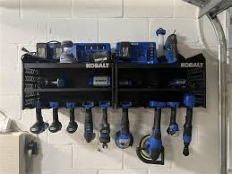 New Kobalt Power Tool Organizer And Charging Station 2023 Item 5105915