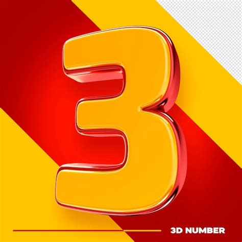 Number 3 Logo 3d 3 Number Animated  Logo Designs