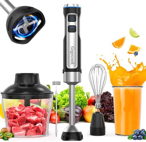 Muellerliving Immersion Hand Blender Full Set 8 Speed