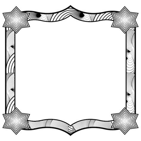 Premium Vector Abstract Border A Combination Of Black And White Stripes To Form Something