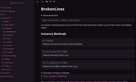 ZScript Documentation Redux Page ZDoom