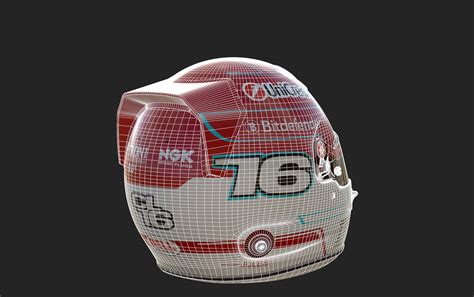 F1 Charles Leclerc Helmet 2026 3d Model By Cactus3d