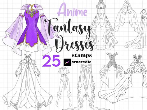 Anime Girl Dress Drawing