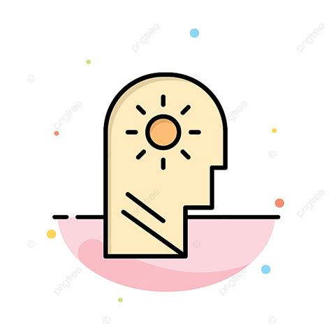 Brain Mind Clipart Png Images Brain Control Mind Setting Abstract Flat Color Icon Template