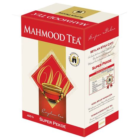 Mahmood Tea Seylan Çayı Super Pekoe 400 G Cepte Şok