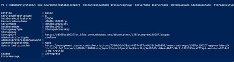 Moving An On Premise Dynamics 365 Business Central Database To Azure Sql Via Powershell