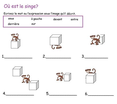 Les Prépositions De Lieu Aula De Francès