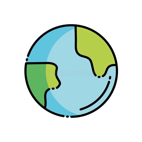Cartoon Illustration Of Earth Globe Stock Vector Illustration Of