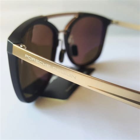 Porsche Design Titanium Gold Black New Sunglasses Catawiki