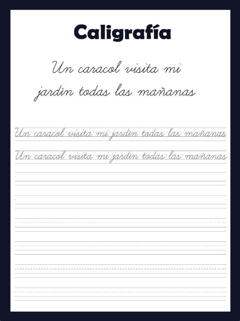 Plantillas De Caligrafia 5 Pdf