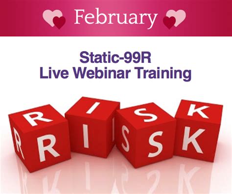 Static 99r Formerly Static 99 Live Webinar Training R