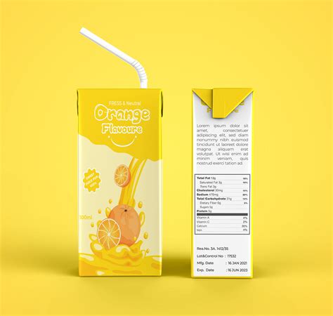 Juice Box Packaging Design Behance