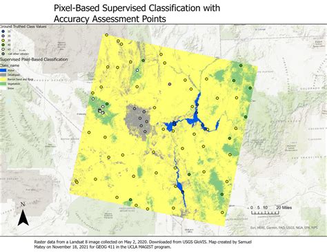 Ucla Masters Coursework Supervised And Pixel Based Image Classification