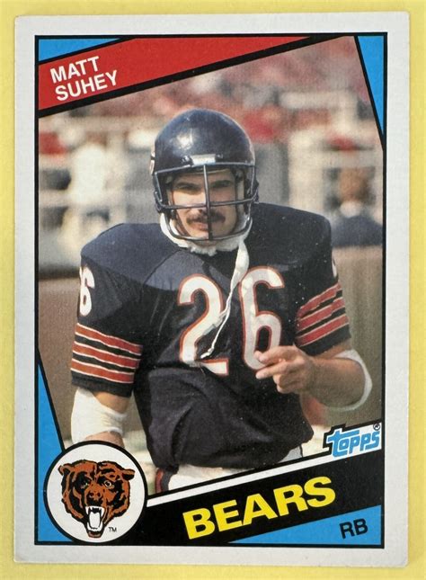1984 Topps 233 Matt Suhey For Sale Online Ebay
