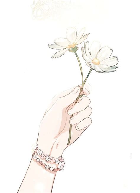 Anime Flowers Drawing Realistic Drawing Skill