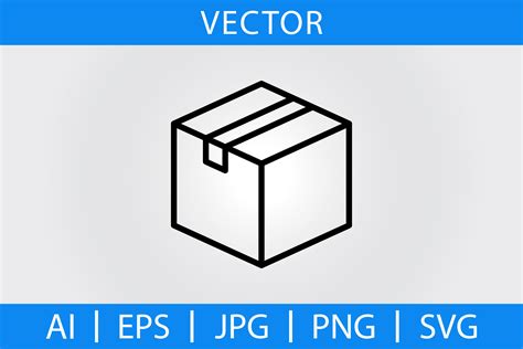 Vector Package Outline Icon Graphic By Muhammad Ali · Creative Fabrica