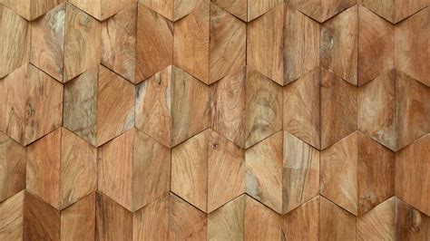 Hexacomb Natural — Stacked Wood Walls