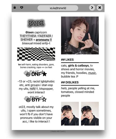 This Is Actually My Carrd