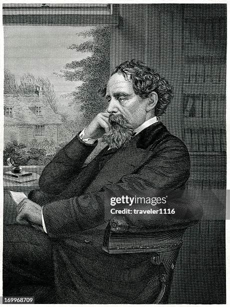 Charles Dickens Portrait Photos And Premium High Res Pictures Getty