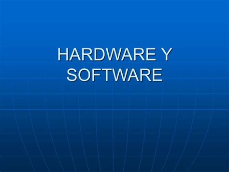 Hardware Software Ppt