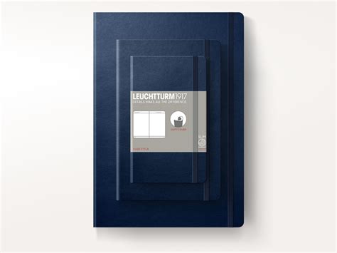 Leuchtturm 1917 Softcover Notebook Navy Blue Jenni Bick Custom Journals