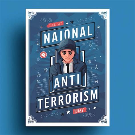 Premium Photo National Anti Terrorism Day Poster Design