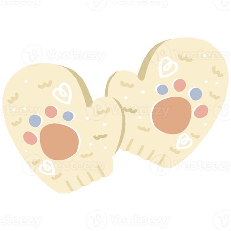 Winter Cute Gloves Illustration 54016174 Png