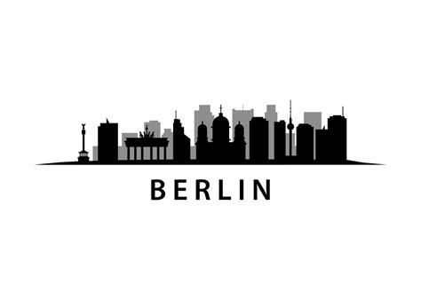 Berlin Skyline Landscape Of Capital Of Germany German City Scape