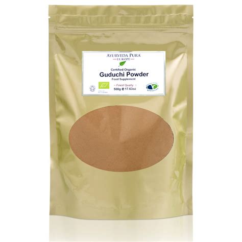 Organic Gudduchi Guruchi Powder Ayurveda Pura Uk